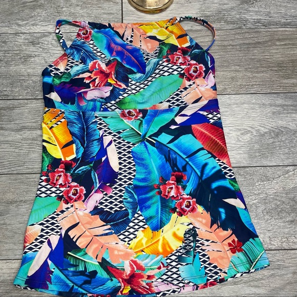 Hapari | Swim | Hapari Swimwear Tori High Neck Strap Tankini M | Poshmark